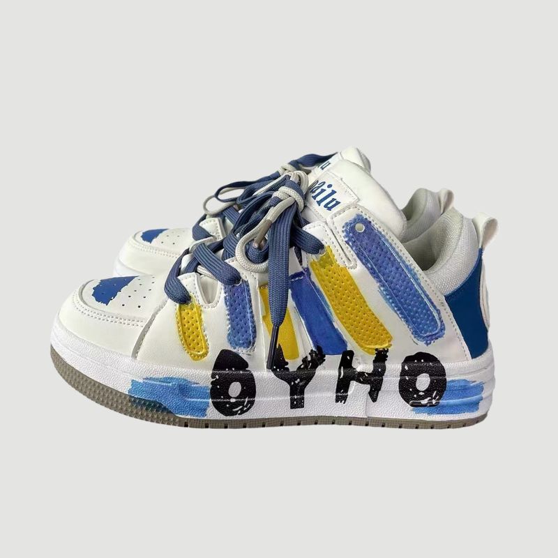 Graffiti Platform Sneakers – oreosquishy